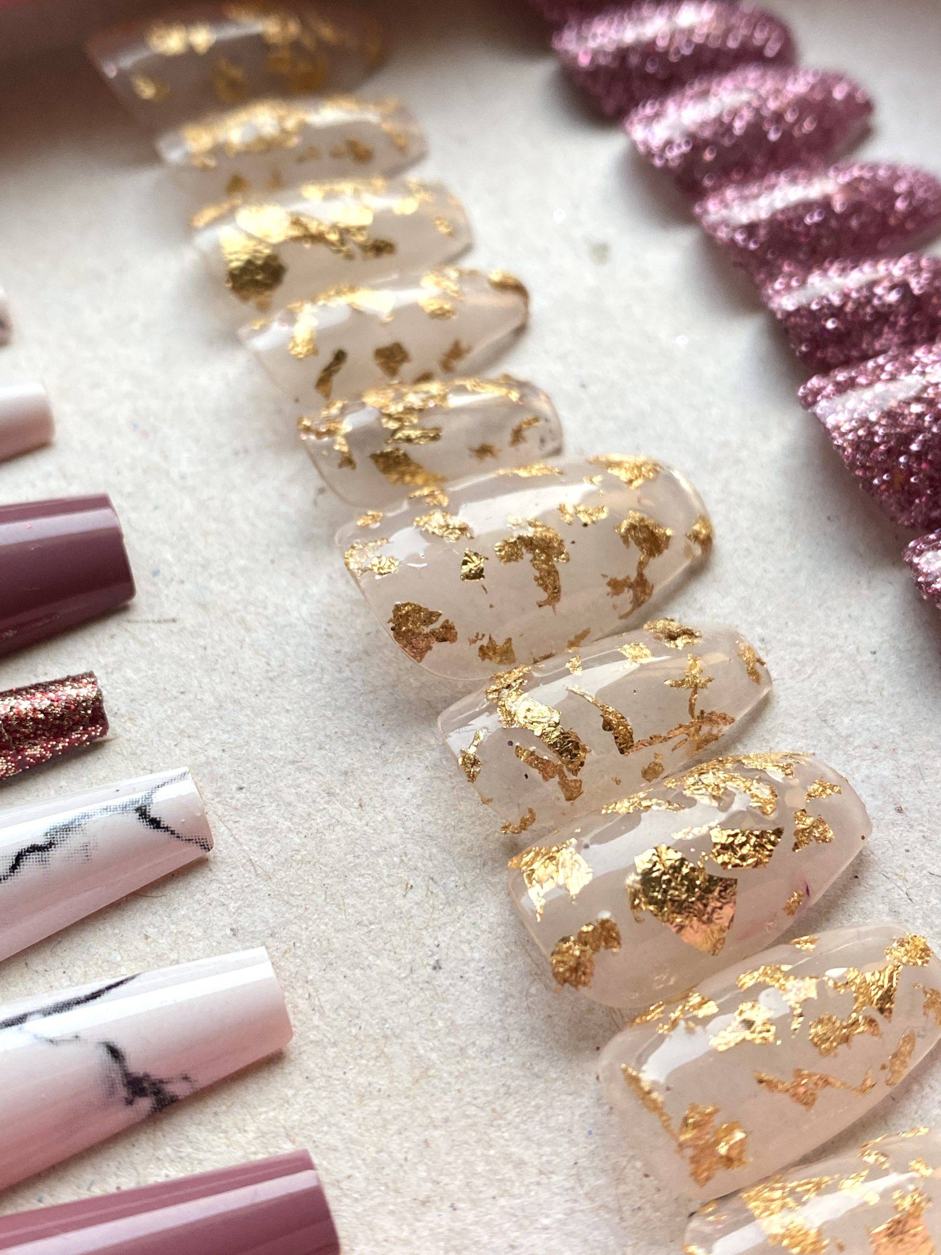 24K Magic – Alaaya.pk | Buy Press-on nails in Pakistan – Press On nails ...